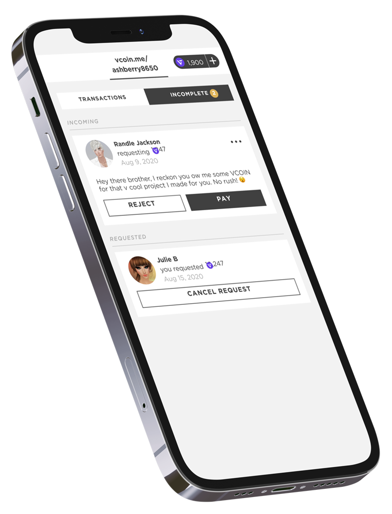 VCOIN - Digital Coin Giving Real Value to Virtual Worlds